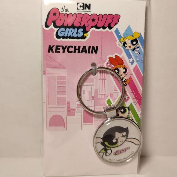 Warner Bros. | Accessories | Powerpuff Girls Buttercup Metal Keychain Official Cartoon Network ...